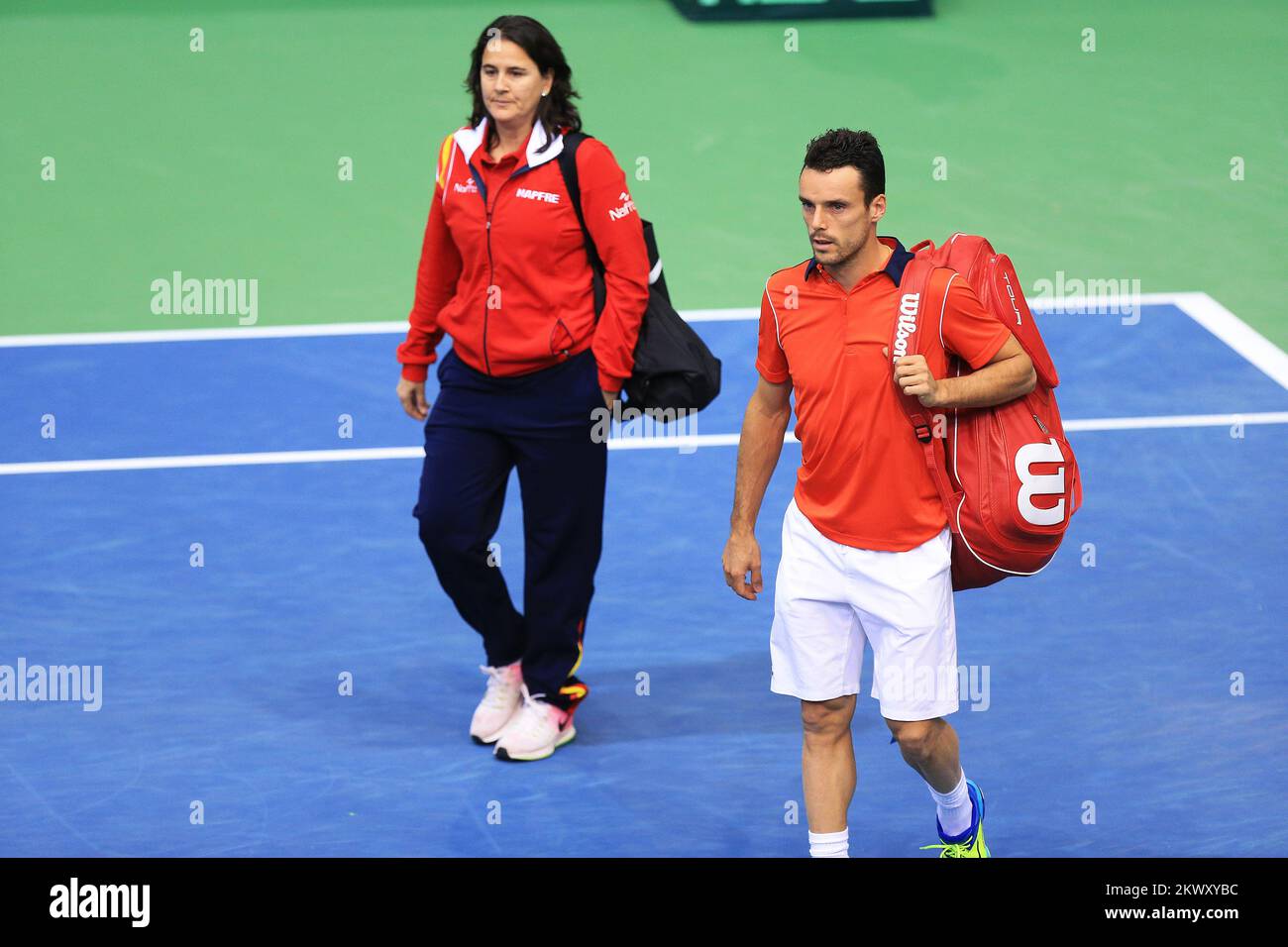 05.02.2017., Kroatien, Osijek -1. Runde Weltgruppe des Davis Cup ...