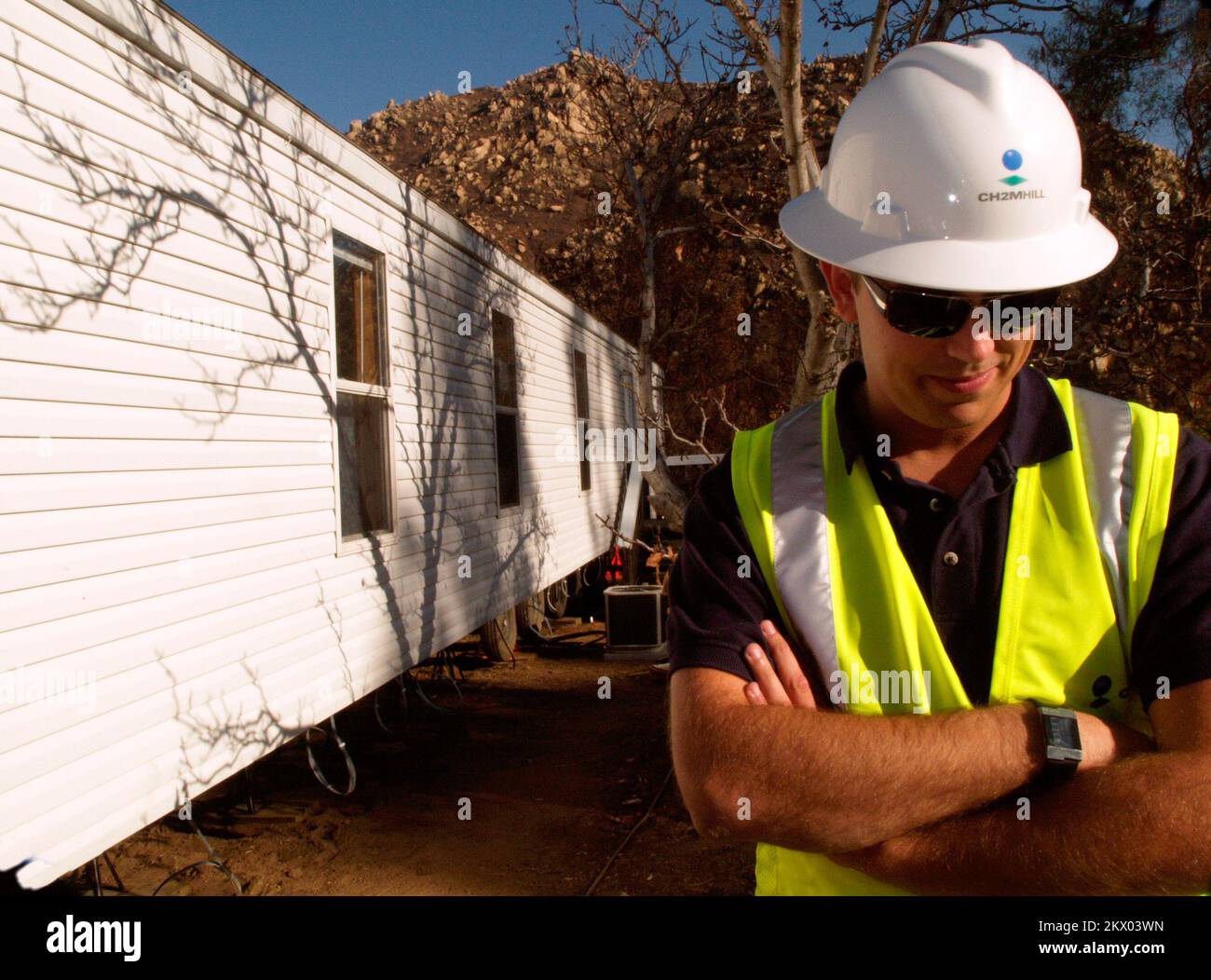 Wildfires, Delzura, CA, 5. Dezember 2007 der FEMA Technical Assistance ...