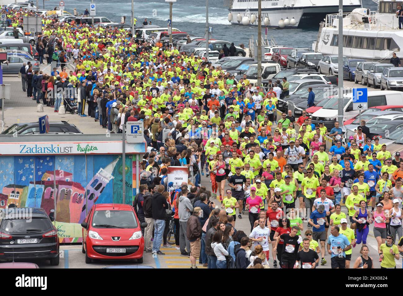 07.05.2017., Zadar, Kroatien - mehrere Tausend Menschen nehmen an der ...