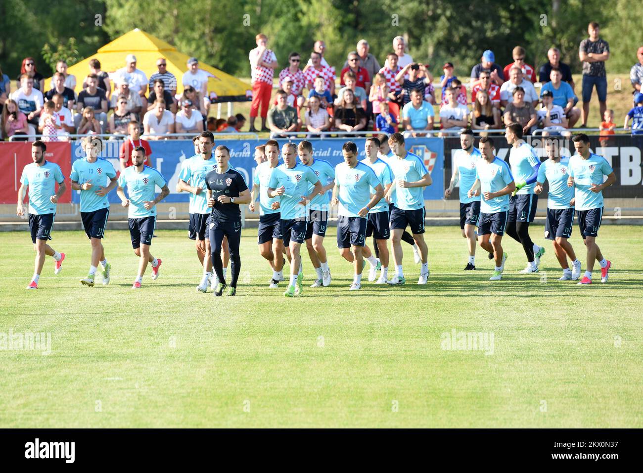 05.06.2017., Sveti Martin na Muri, Kroatien – Training der kroatischen ...