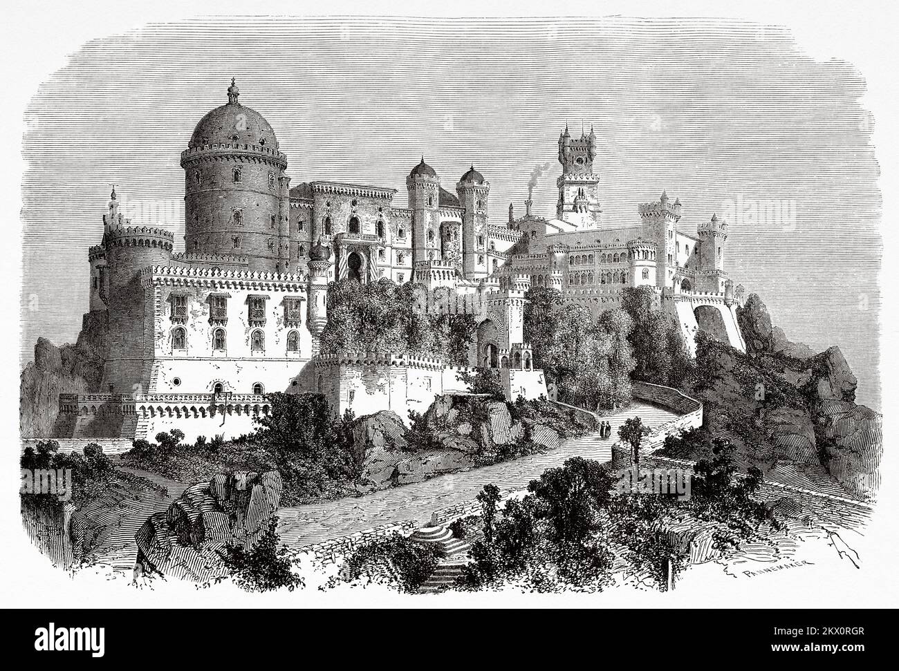 Pena Palace, Sintra, Portugal. Reisen in den nördlichen Provinzen ...