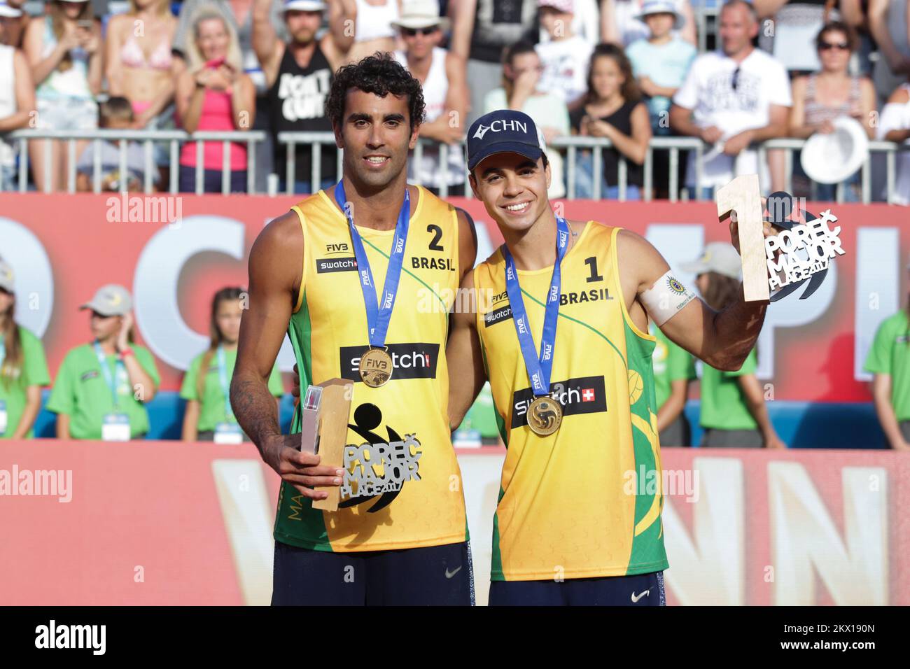02.07.2017., Kroatien, Porec - Volleyball-Turnier Swatch Beach Volleyball Major Series ...