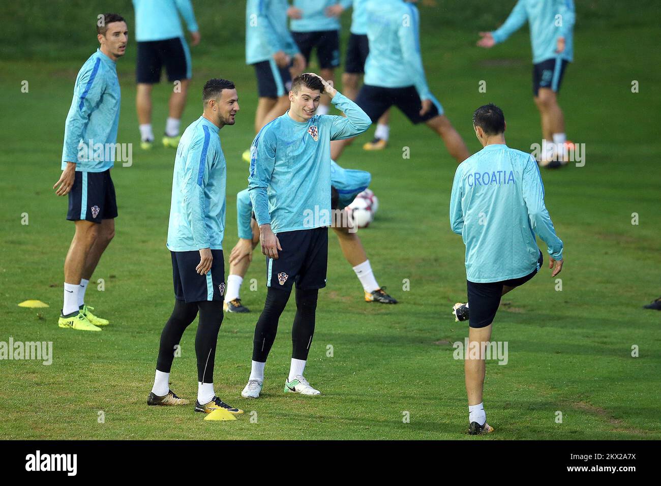 28.08.2017., Zagreb, Kroatien - Training der kroatischen ...