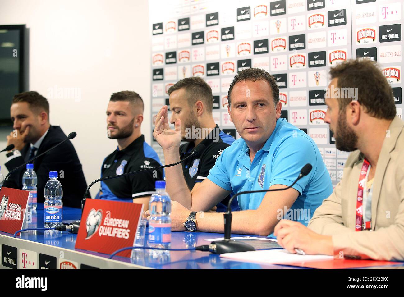 01.09.2017., Zagreb, Kroatien - Pressekonferenz der kosovarischen ...