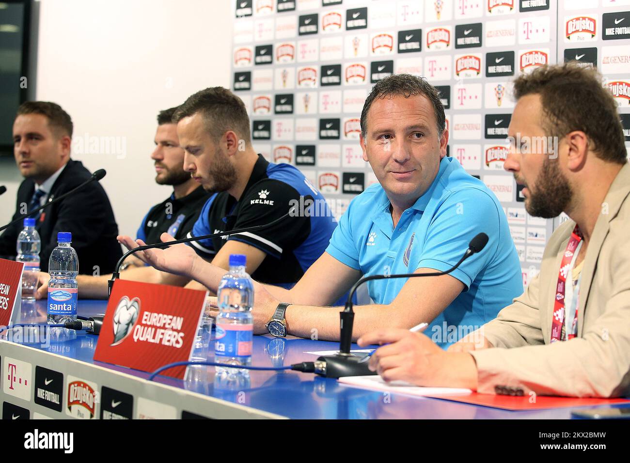 01.09.2017., Zagreb, Kroatien - Pressekonferenz der kosovarischen ...