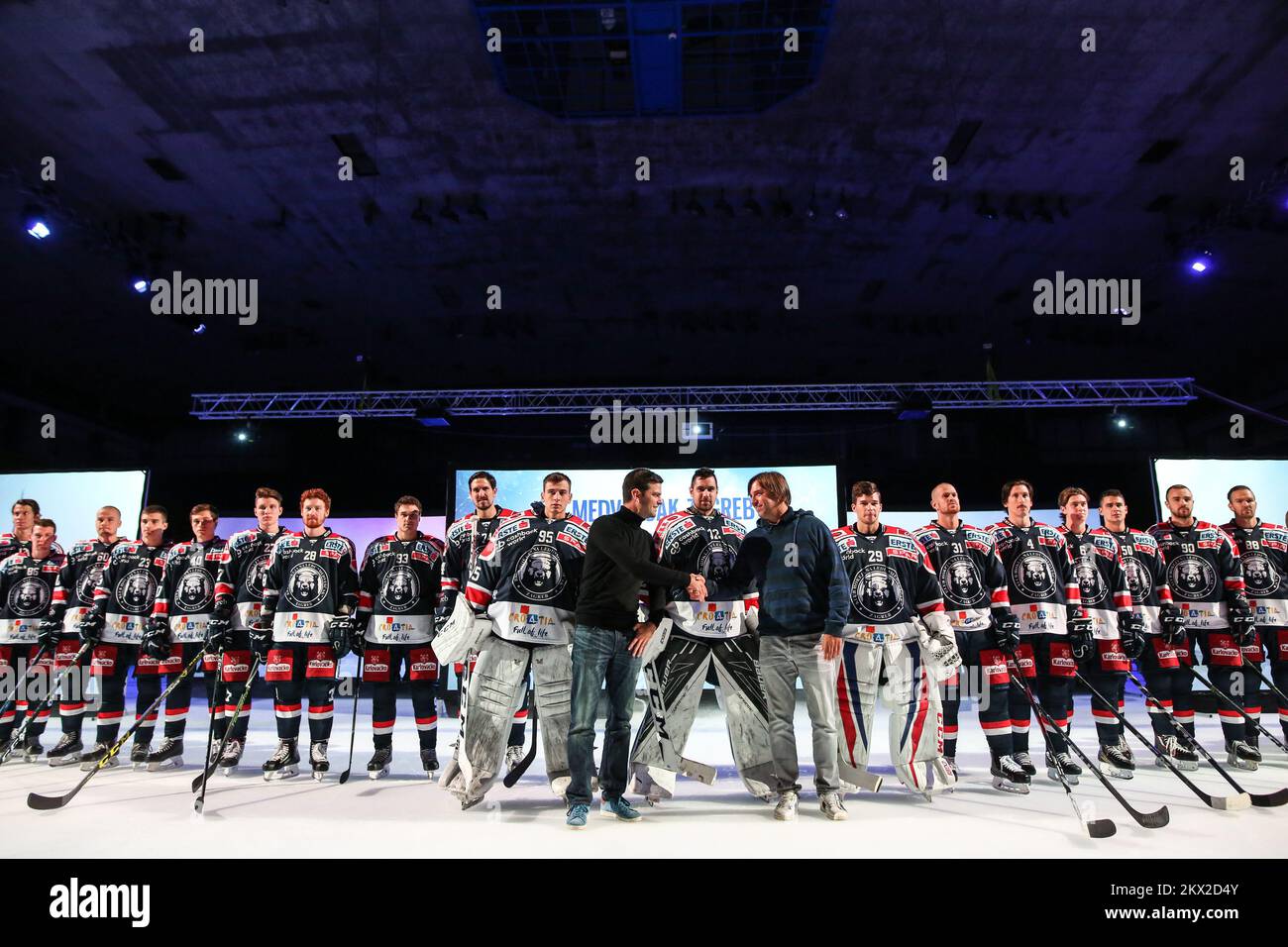 04.09.2017., Ice Hall of Dom sportova, Zagreb, Kroatien - KHL Medvescak ...