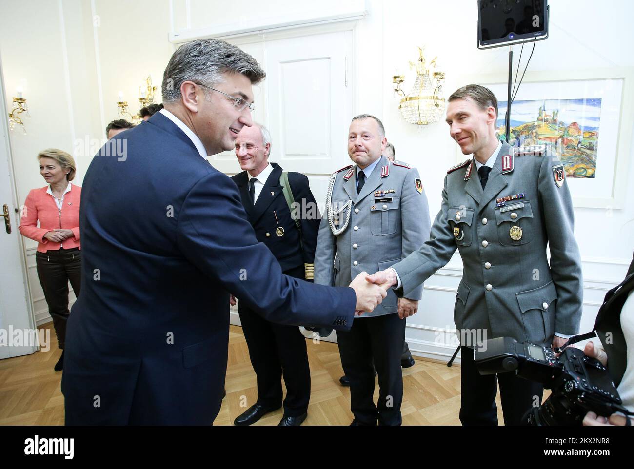 04.10.2017., Zagreb - Predsjednik Vlade Republike Hrvatske Andrej ...
