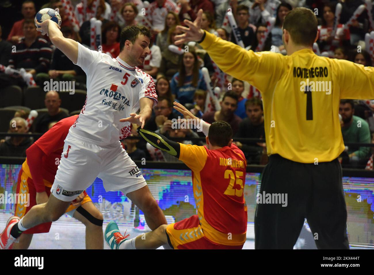 05.01.2018., Spaladium Arena, Split, Kroatien - Handball Friendly ...