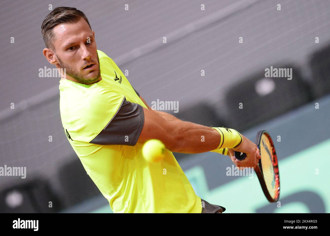 02.02.2018., Kroatien, Osijek - erste Runde des World Group Davis Cup ...