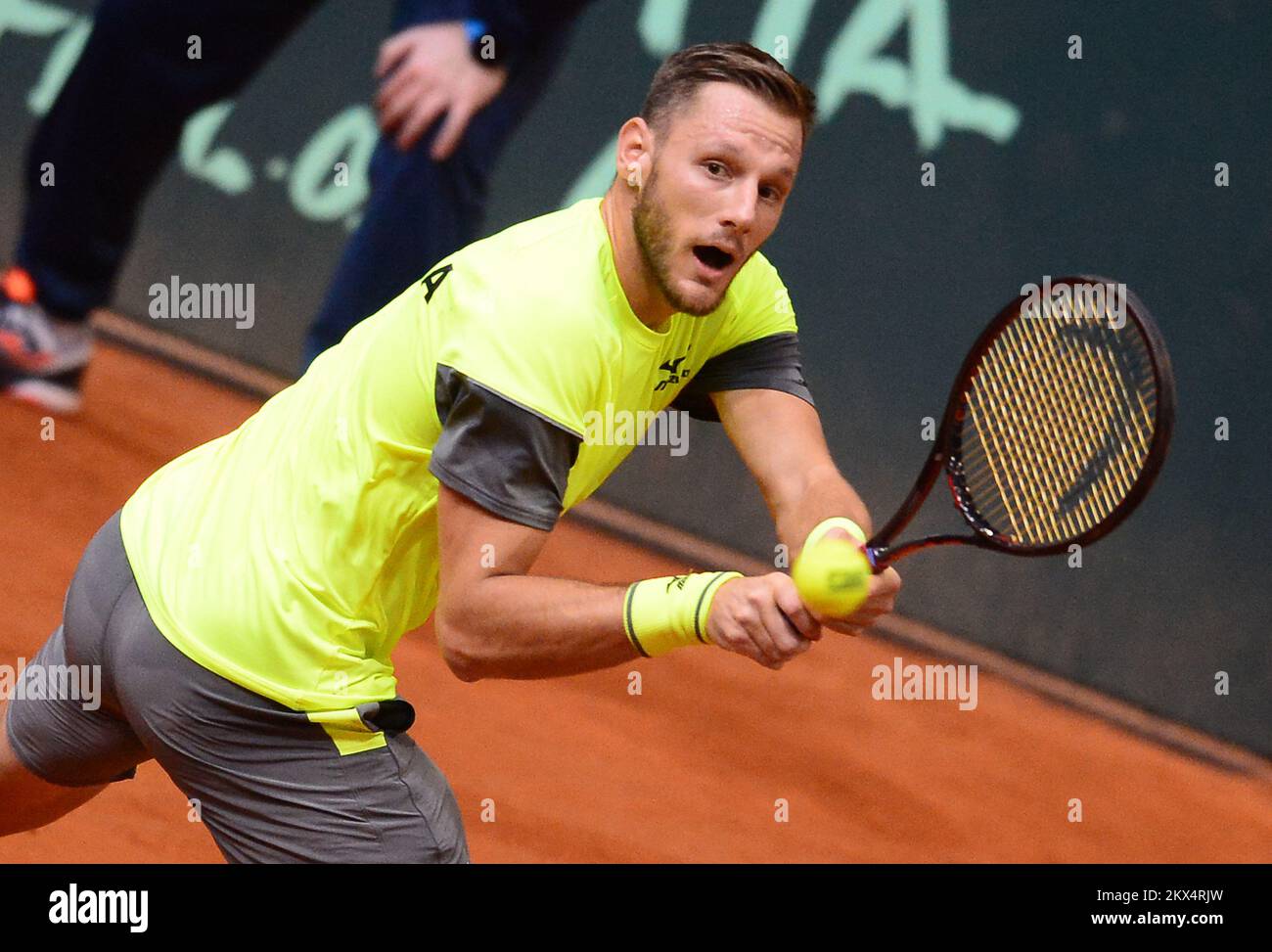02.02.2018., Kroatien, Osijek - erste Runde des World Group Davis Cup ...