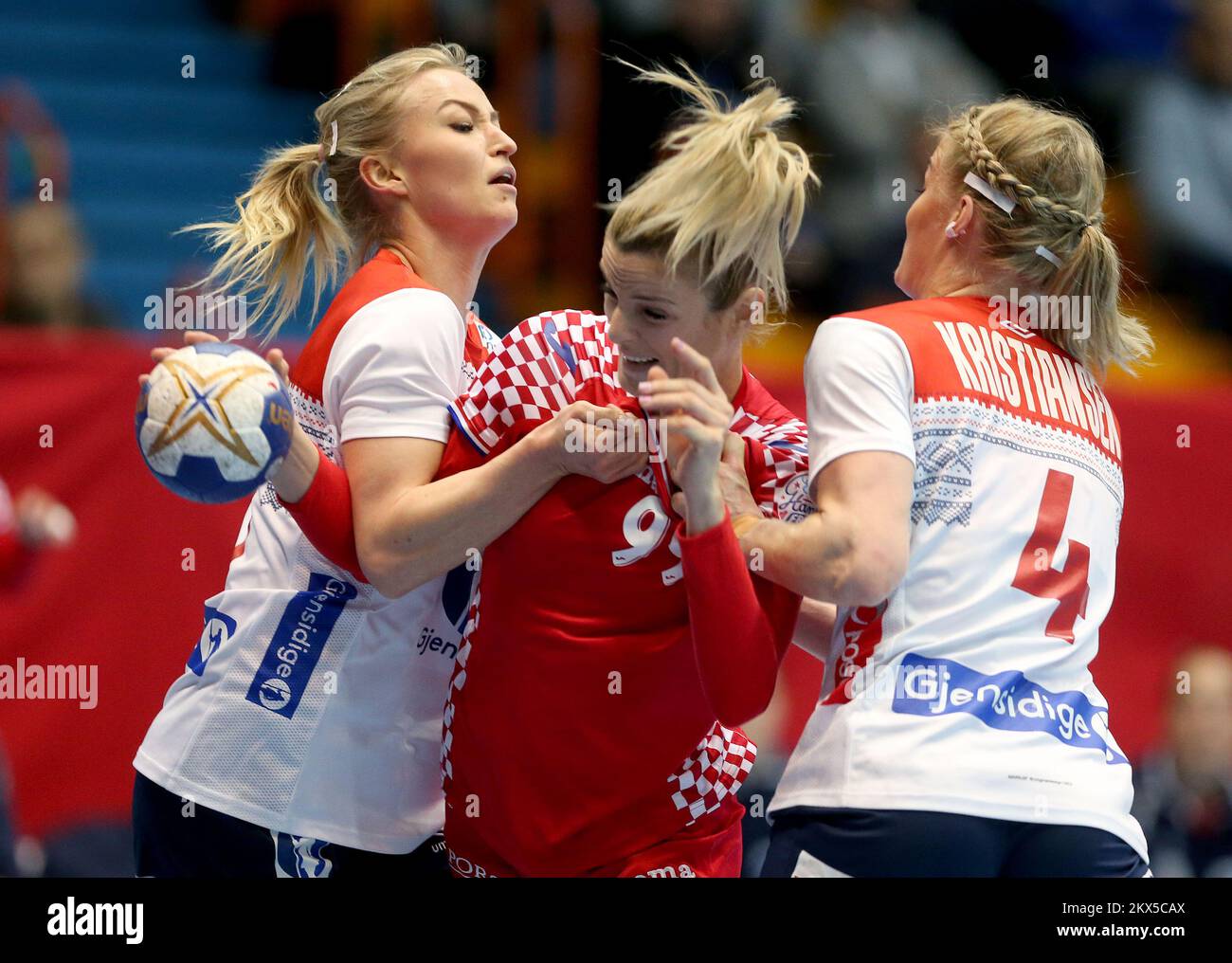 21.03.2018. Zagreb, Kroatien - Kroatien gegen Norwegen ...