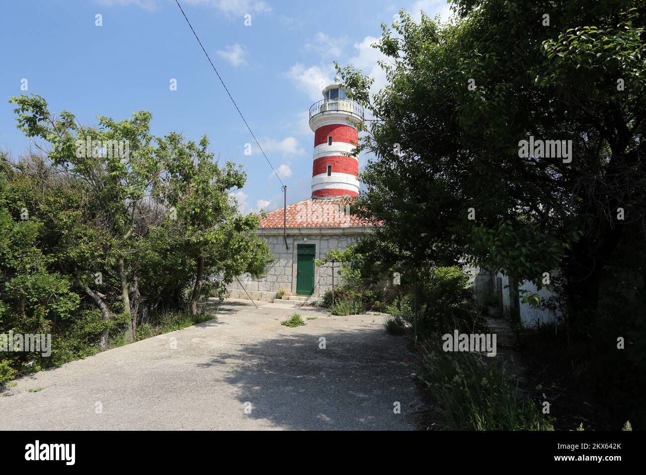 12.05.2018., Kraljevica, Kroatien - Rt Ostro Lighthouse . Dieser ...
