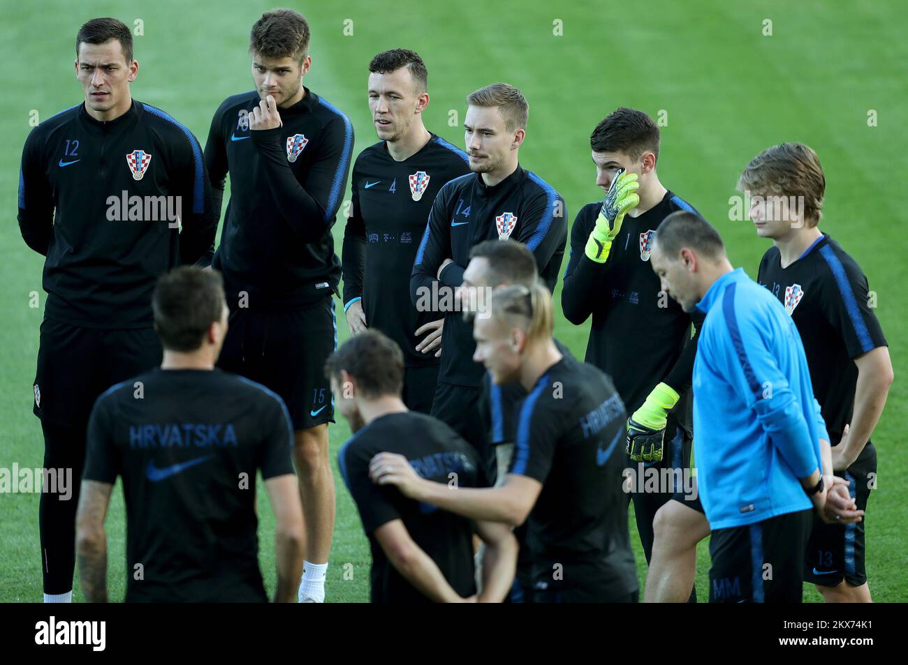 09.07.2018., Moskau, Russland - Ausbildung der kroatischen ...