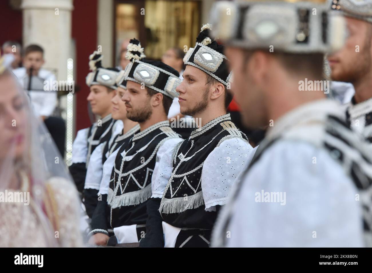 08.09.2018., Sibenik, Kroatien - Internationale Mittelaltermesse ...