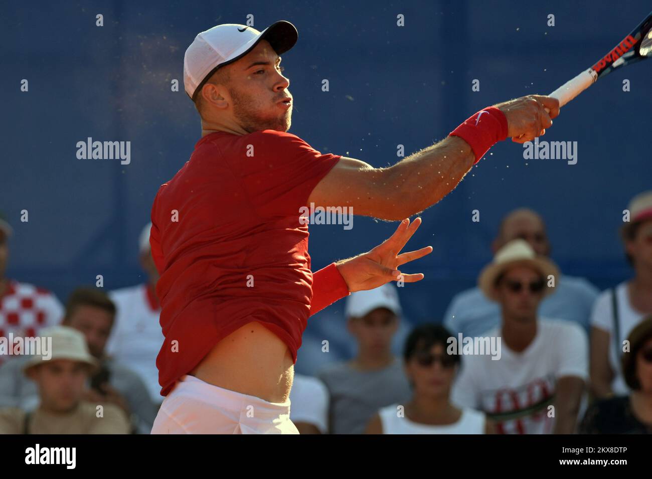 16.09.2018., Zadar, Kroatien - Halbfinale des Davis Cup, Kroatien gegen ...