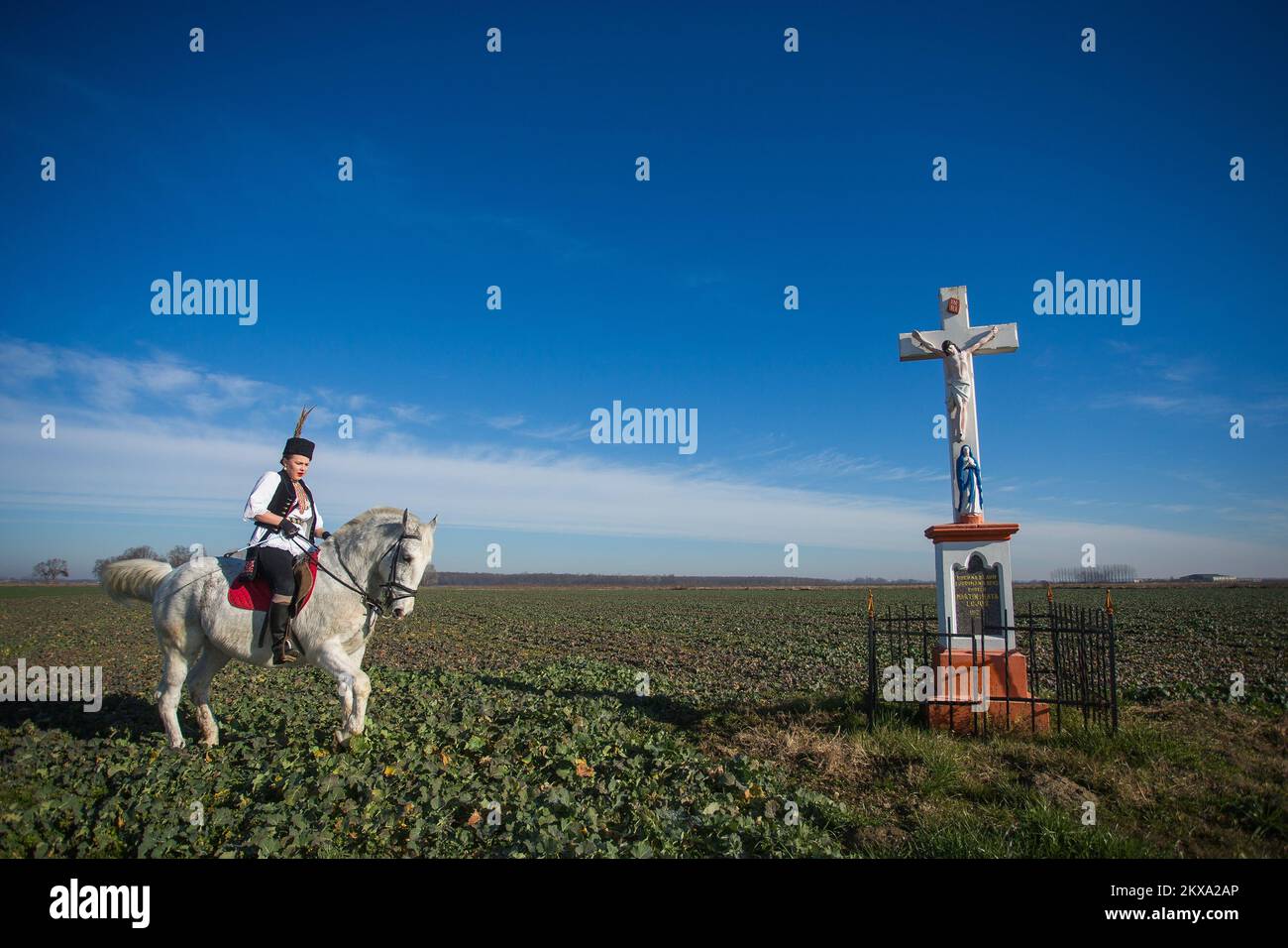 30.01.2018., Kroatien, Siroko polje - die Pferdezucht wächst in ...