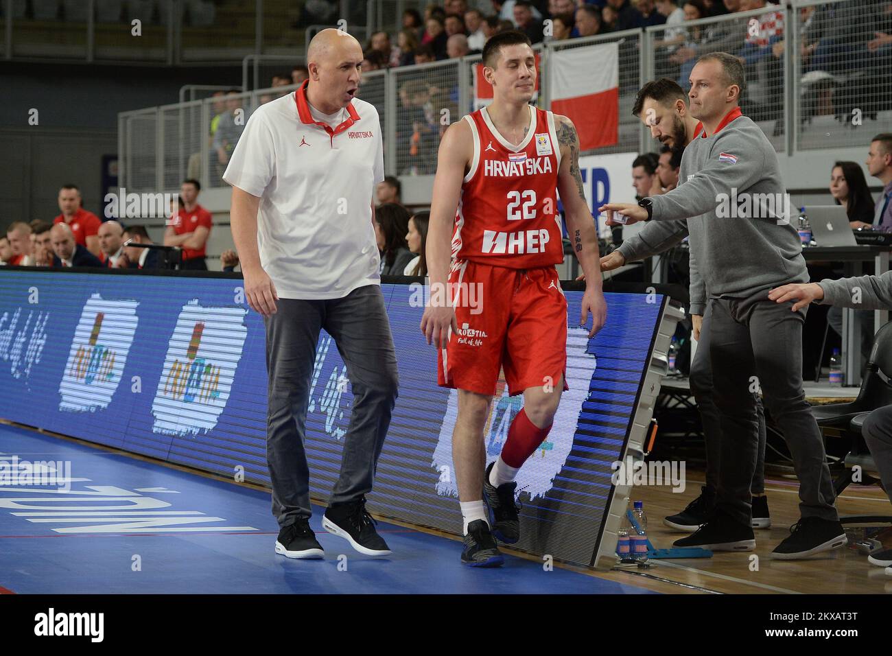 22.02.2019., Arena Varazdin, Varazdin - Druga kvalifikacijska utakmica ...