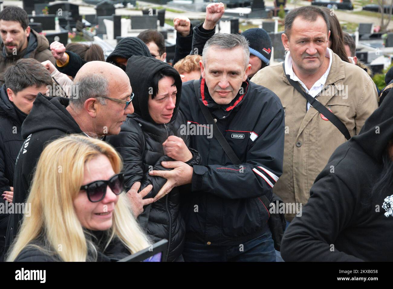 12.03.2019., Banja Luka, Bosnien und Herzegowina - die Überreste eines ...