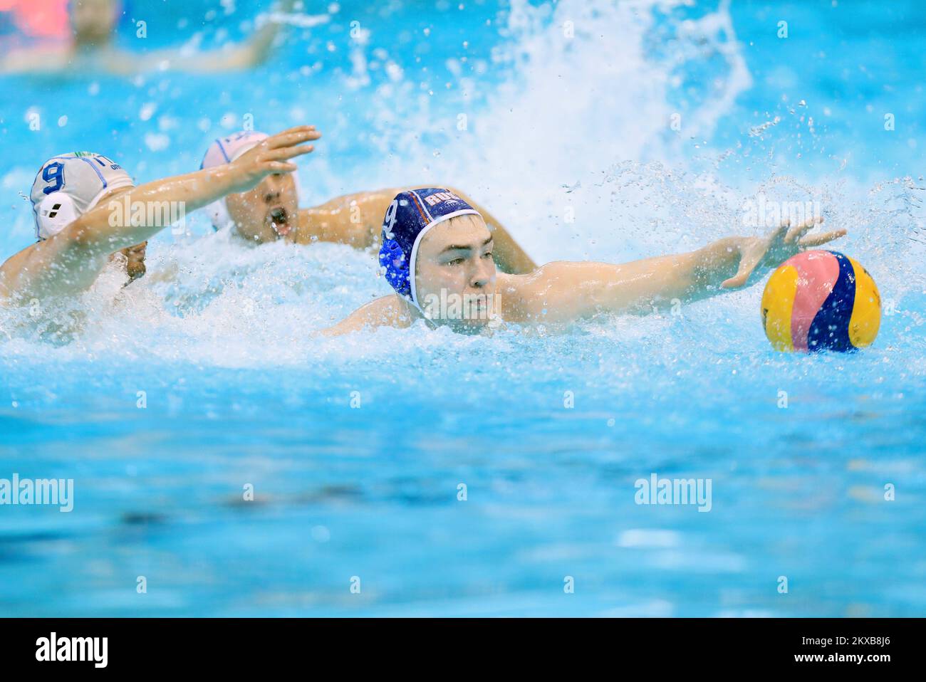 05.04.2019., Zagreb, Kroatien - Viertelfinale des FINA Water Polo World ...