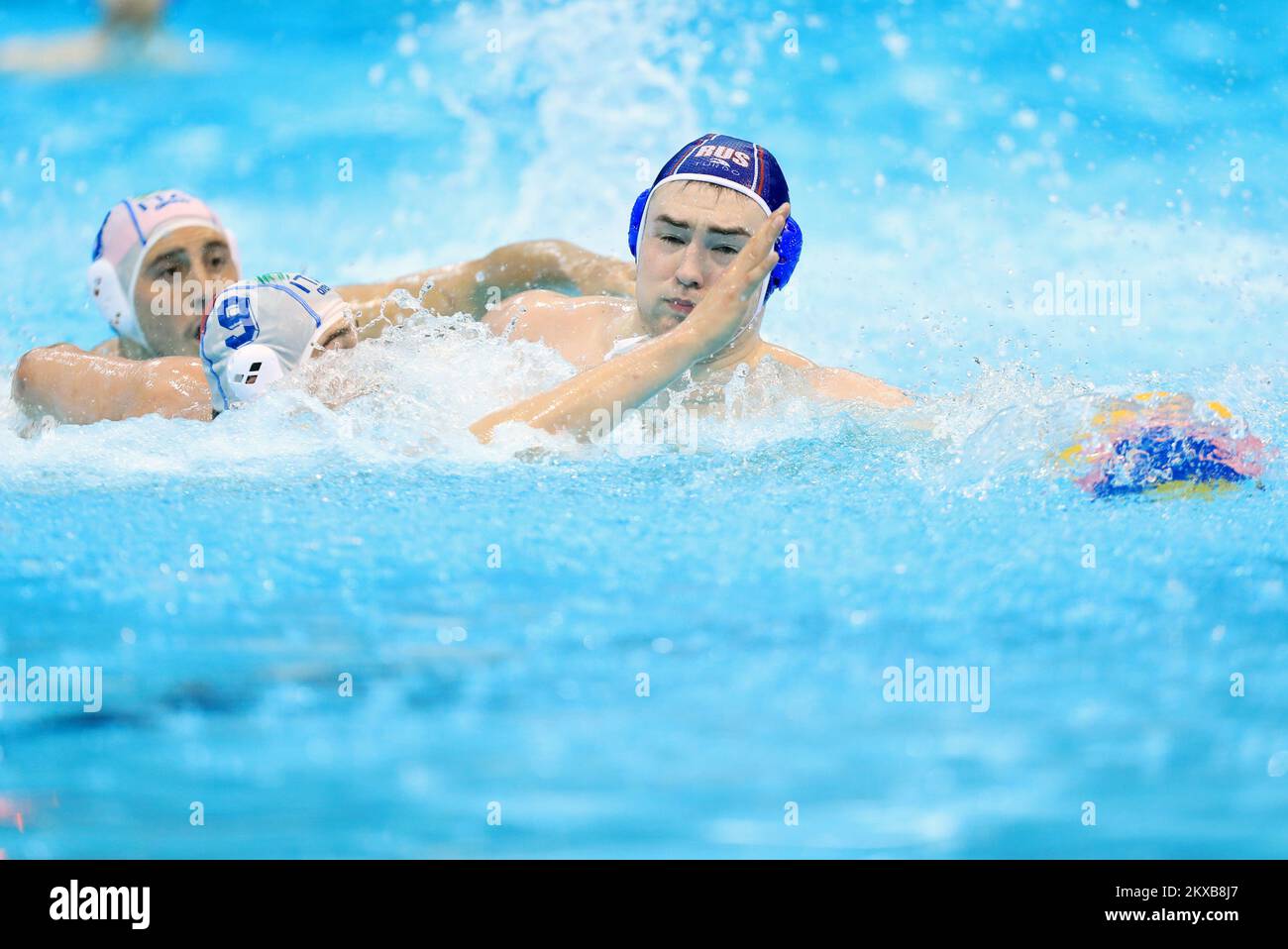 05.04.2019., Zagreb, Kroatien - Viertelfinale des FINA Water Polo World ...