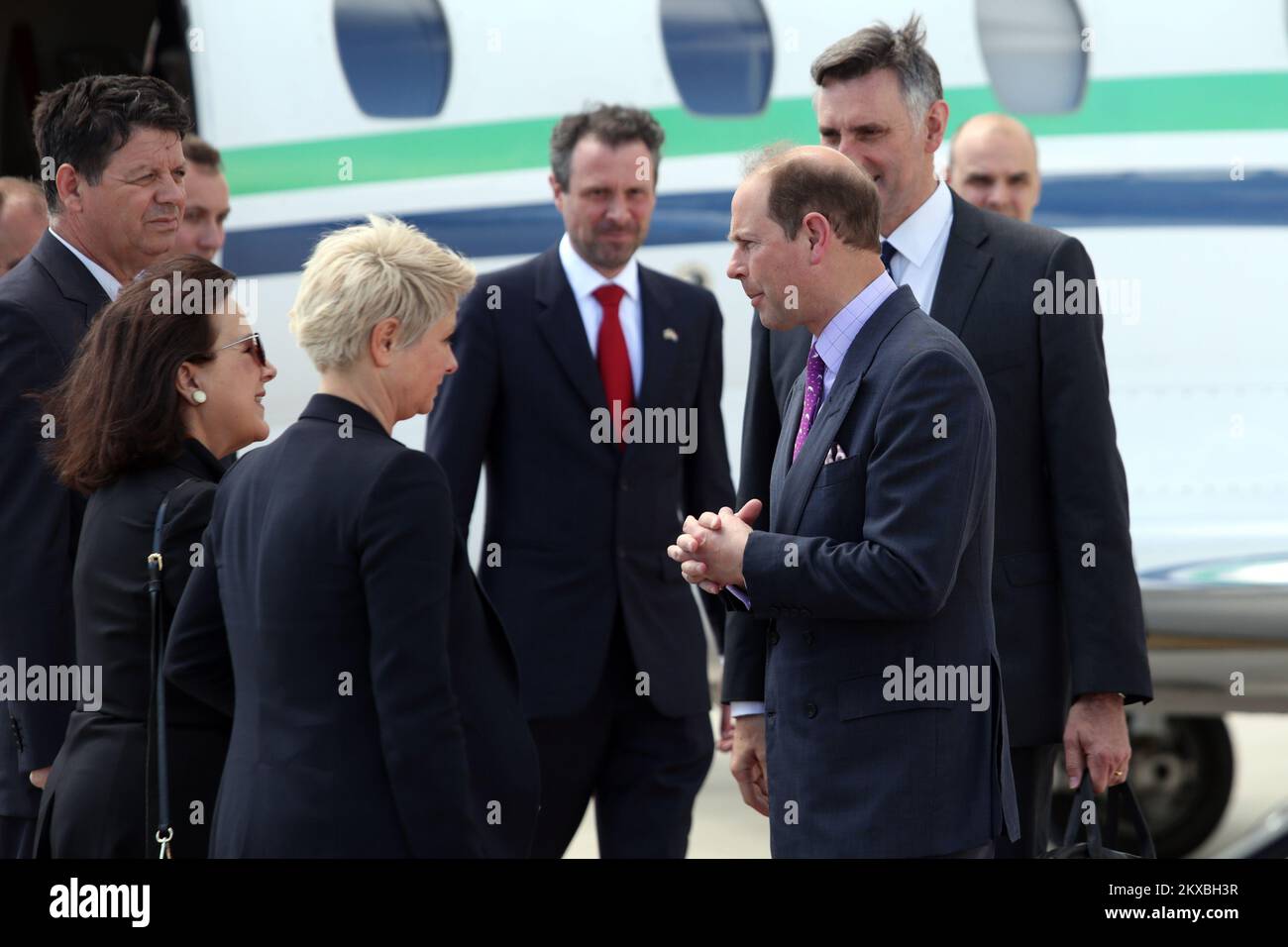 16.05.2019., Flughafen Split, Kastela - Prinz Edward, der Graf von ...