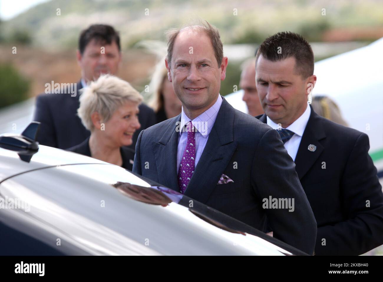 16.05.2019., Flughafen Split, Kastela - Prinz Edward, der Graf von ...
