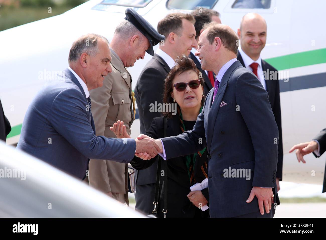16.05.2019., Flughafen Split, Kastela - Prinz Edward, der Graf von ...