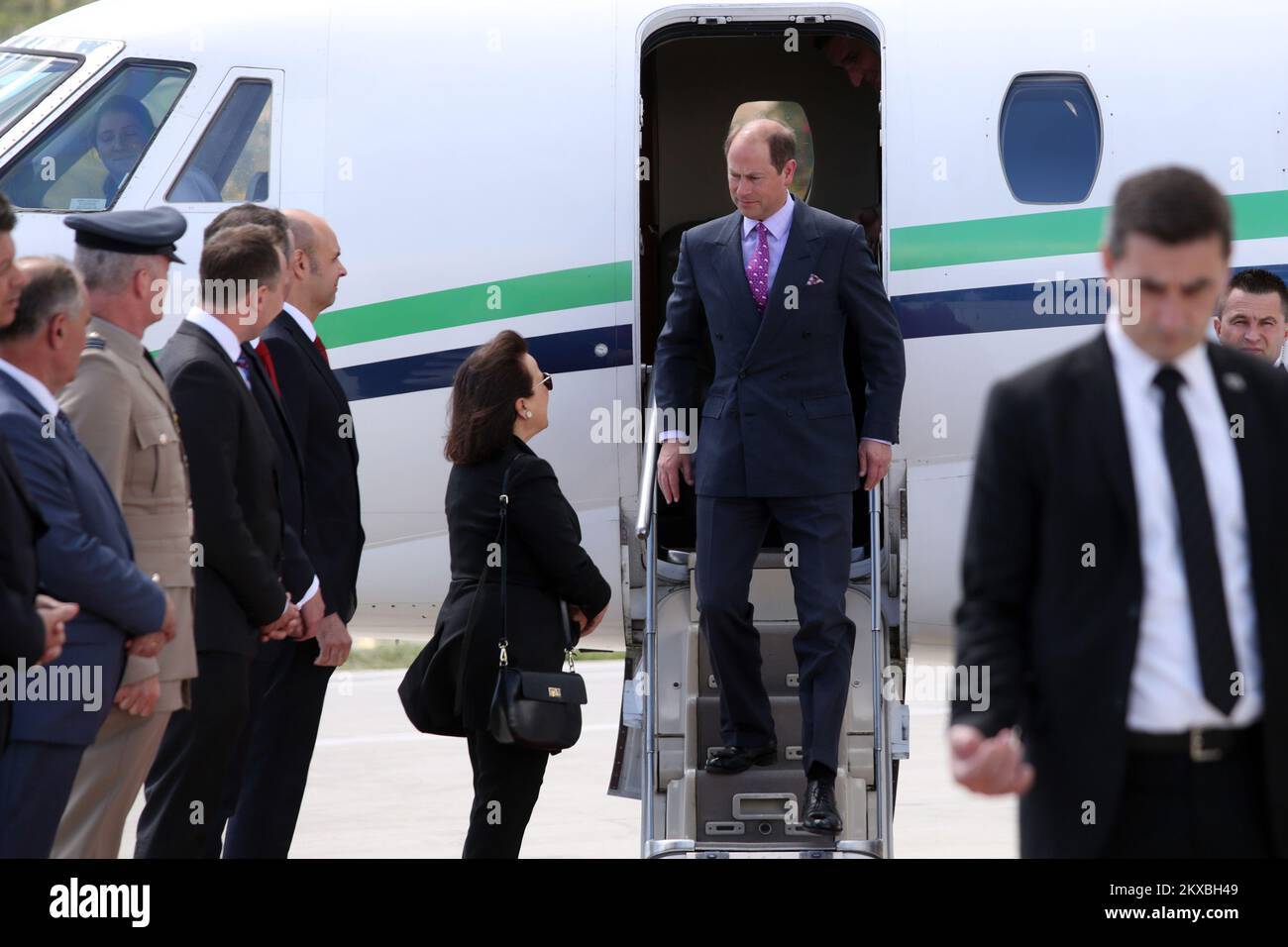 16.05.2019., Flughafen Split, Kastela - Prinz Edward, der Graf von ...