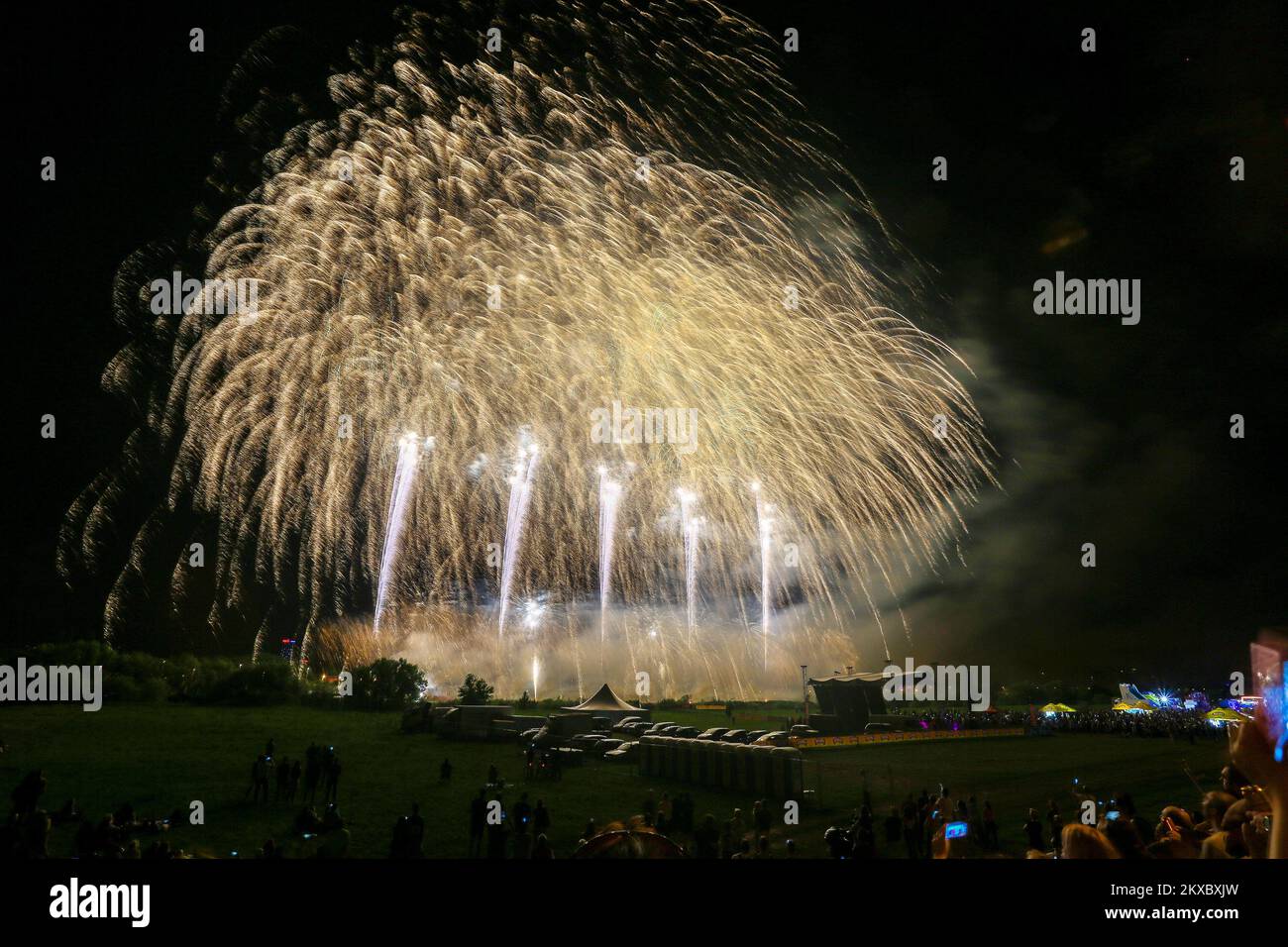 19.06.2019., Zagreb, Kroatien - 9.. Internationales Feuerwerk-Festival ...