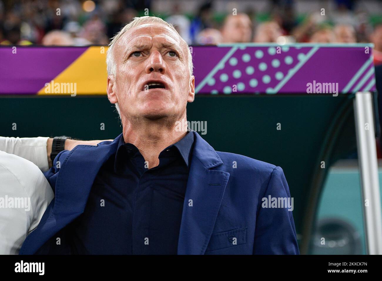 AL RAYYAN, KATAR - NOVEMBER 30: Coach Didier Deschamps von Frankreich ...
