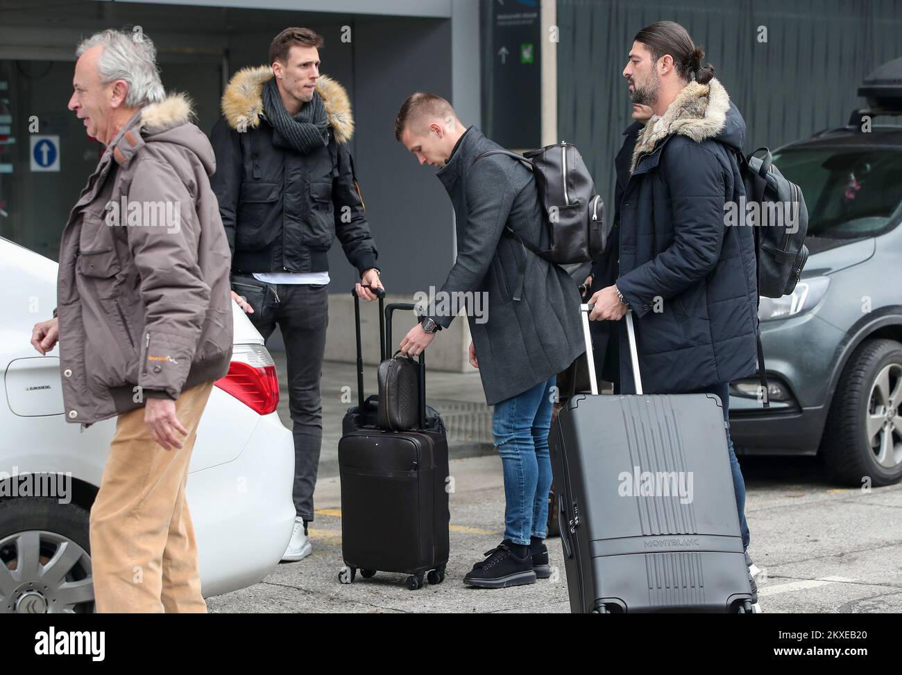 24.01.2020., Zagreb, Kroatien - Fußballspieler Dani Olmo auf dem ...