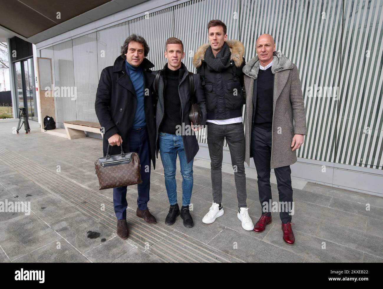 24.01.2020., Zagreb, Kroatien - Fußballspieler Dani Olmo auf dem ...
