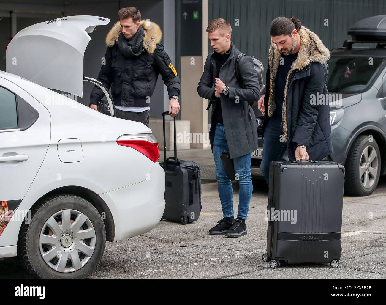 24.01.2020., Zagreb, Kroatien - Fußballspieler Dani Olmo auf dem ...