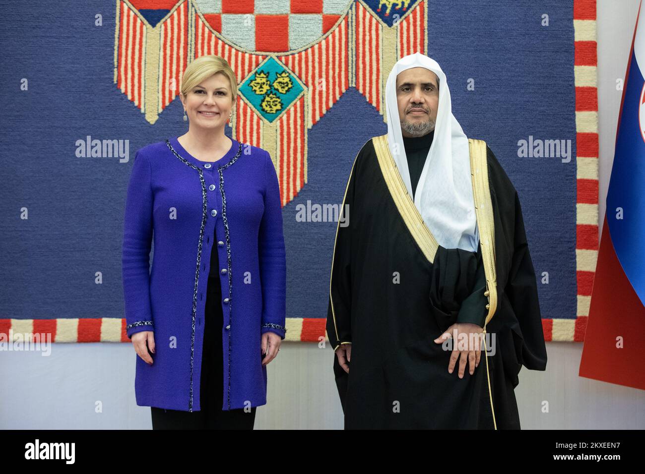 04.02.2020., Zagreb, Kroatien - kroatische Präsidentin Kolinda Grabar ...