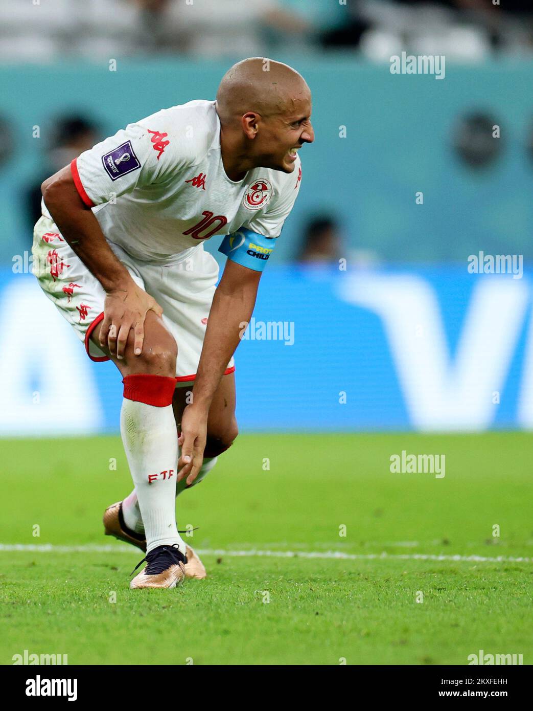 Al-Rayyan, Katar. 30.. November 2022. Wahbi Khazri aus Tunesien wurde ...