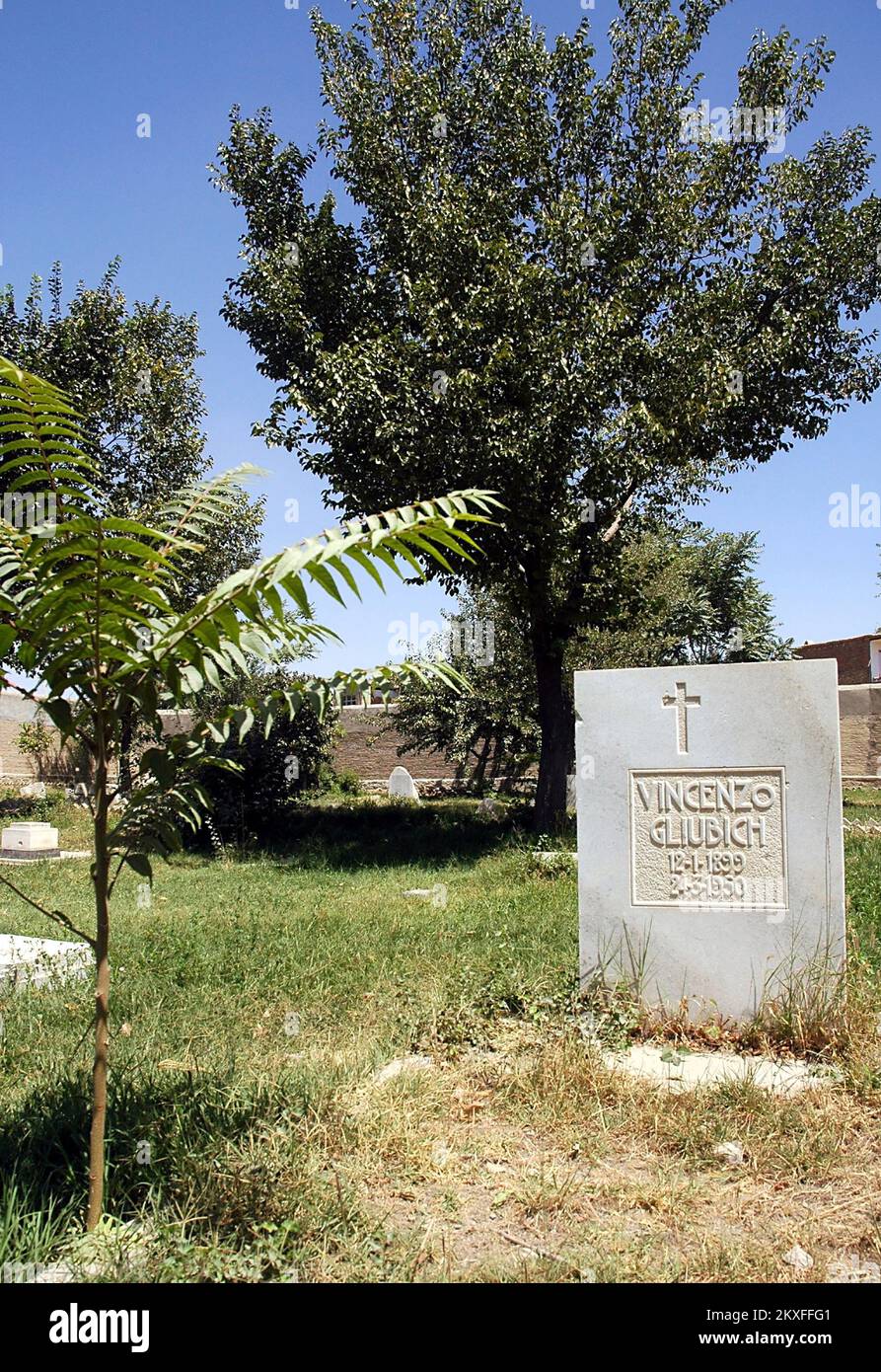 Kabul/Afghanistan: Der britische Friedhof (oder europäischer Friedhof ...