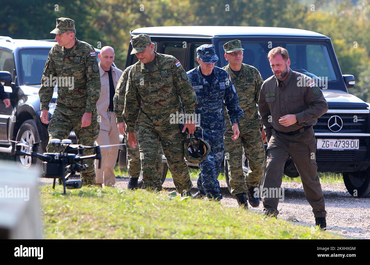 Kroatischer Armeekommandeur Oberst General Boris Seric ...