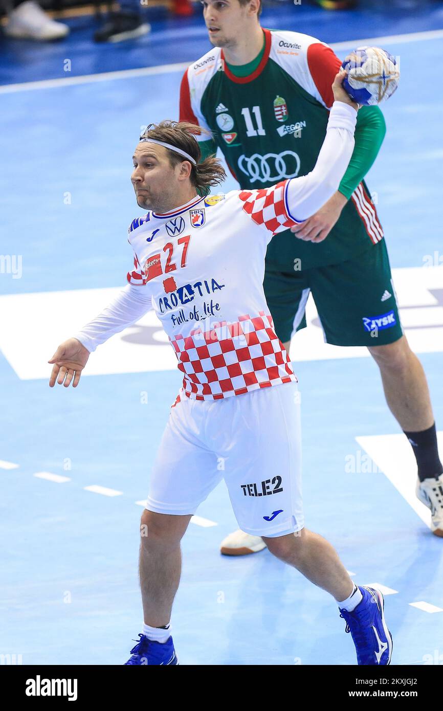 Ivan Cupic von Kroatien während der 2. Runde des EHF ...