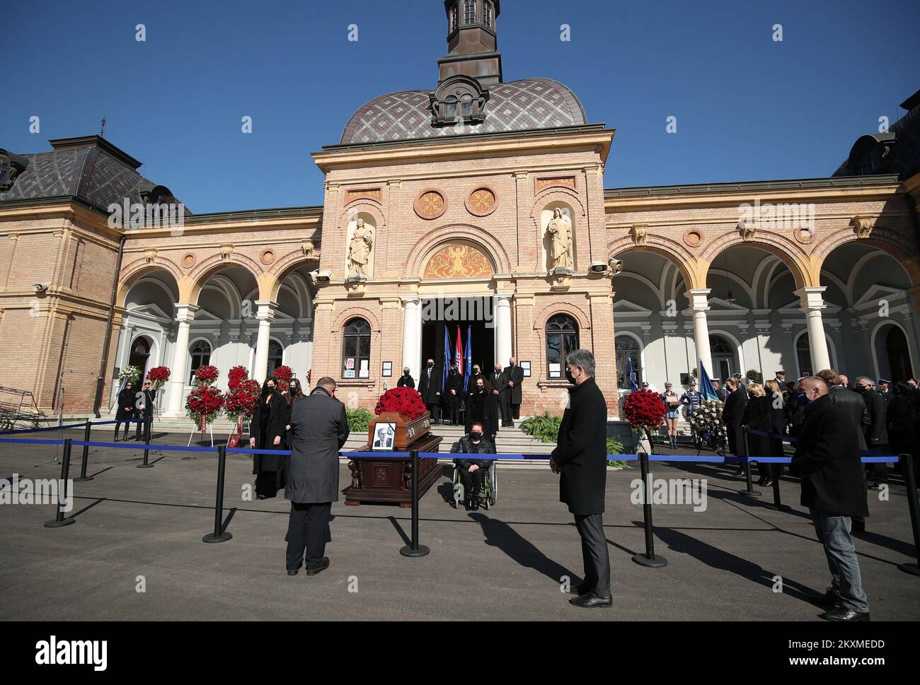Die Beerdigung des langjährigen Bürgermeisters der kroatischen ...