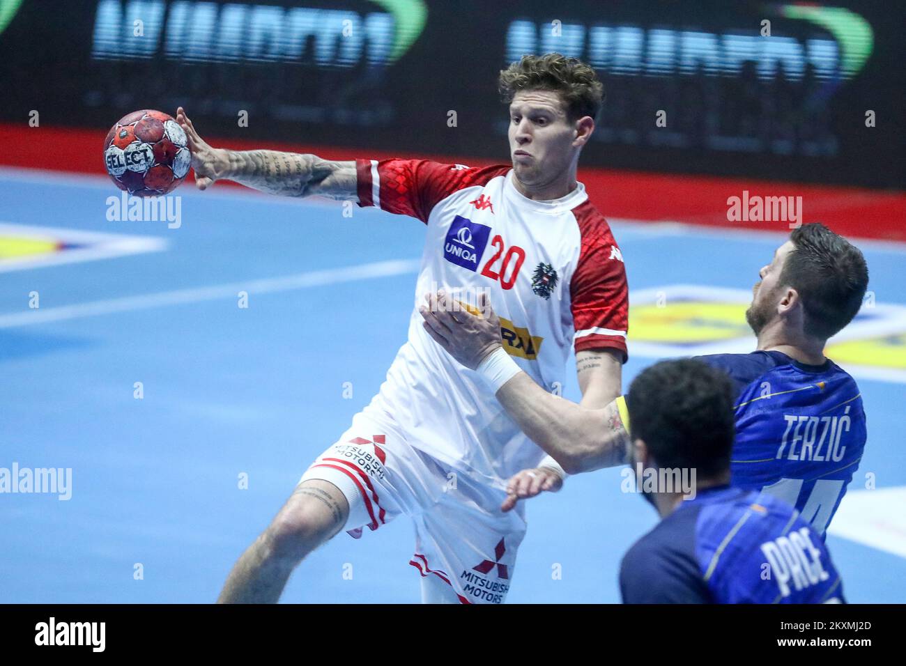 Sebastian Frimmel von Österreich in Aktion während des ...