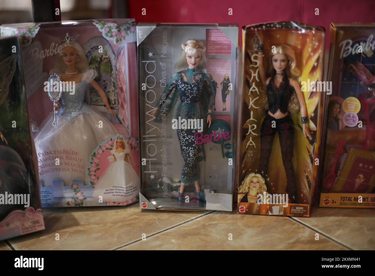 Die Bilder zeigen Barbie-Puppen aus der Sammlung von Sanja Grsetic ...