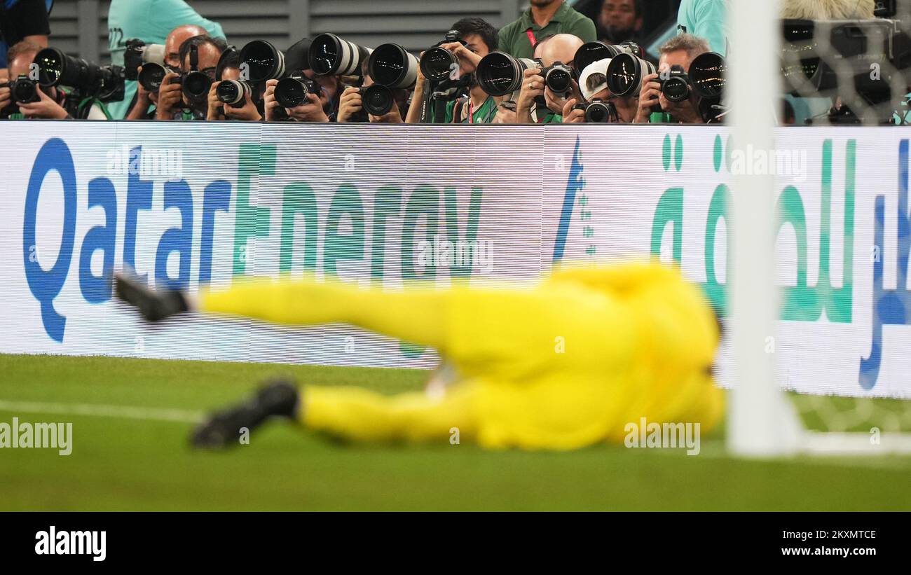 Fotografen während des FIFA-Weltmeisterschaftsspiels Katar 2022, Gruppe ...