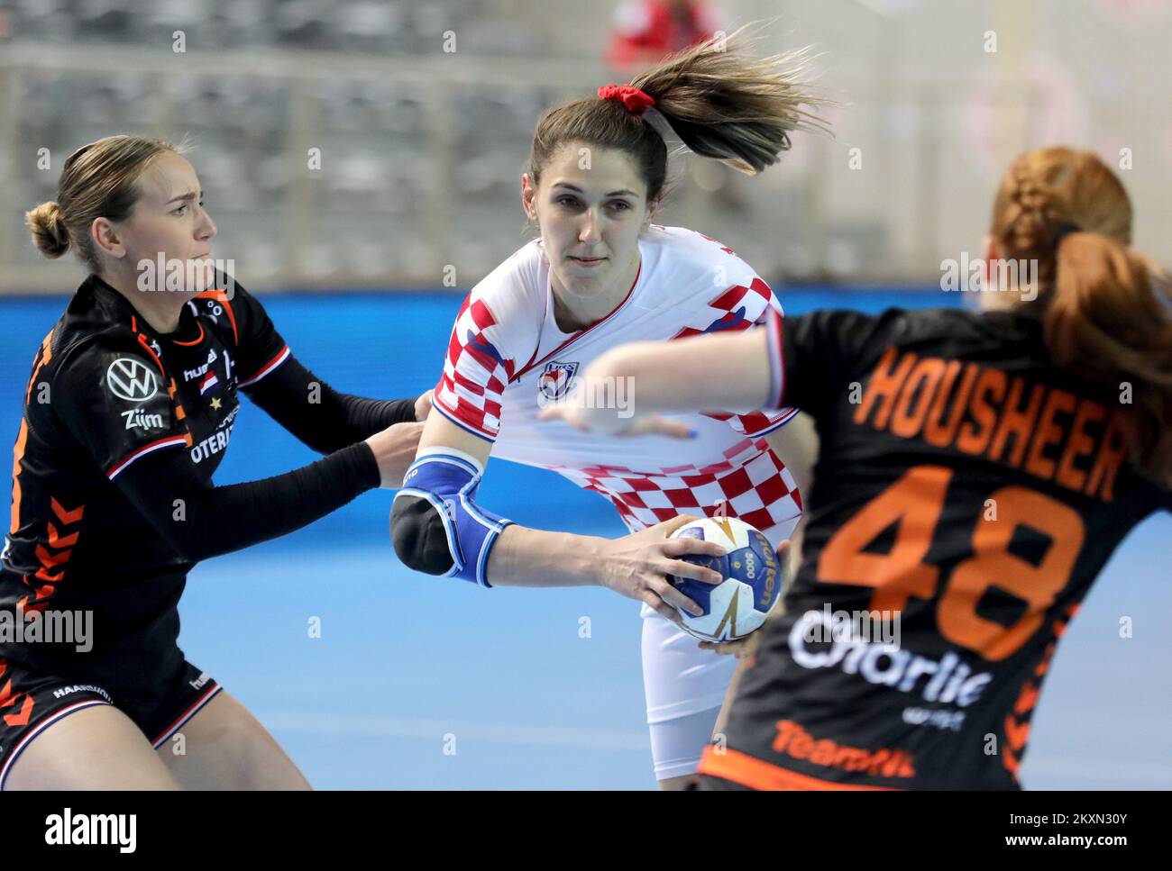 Camila Micijevic von Kroatien in Aktion beim HEP Croatia Cup ...