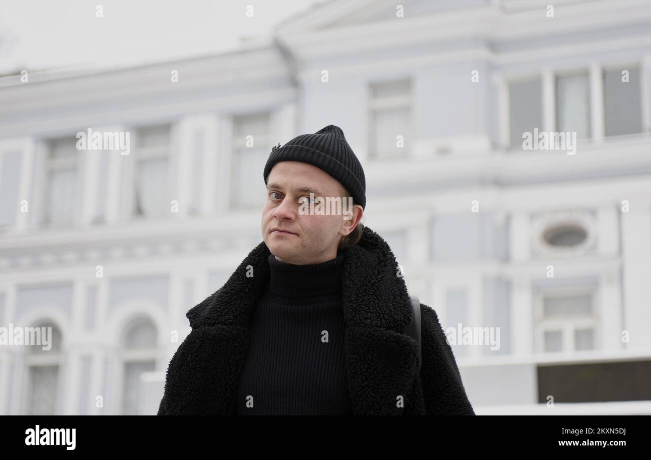 KIEW, UKRAINE - 30. NOVEMBER 2022 - Schauspieler des Ivan Franko ...