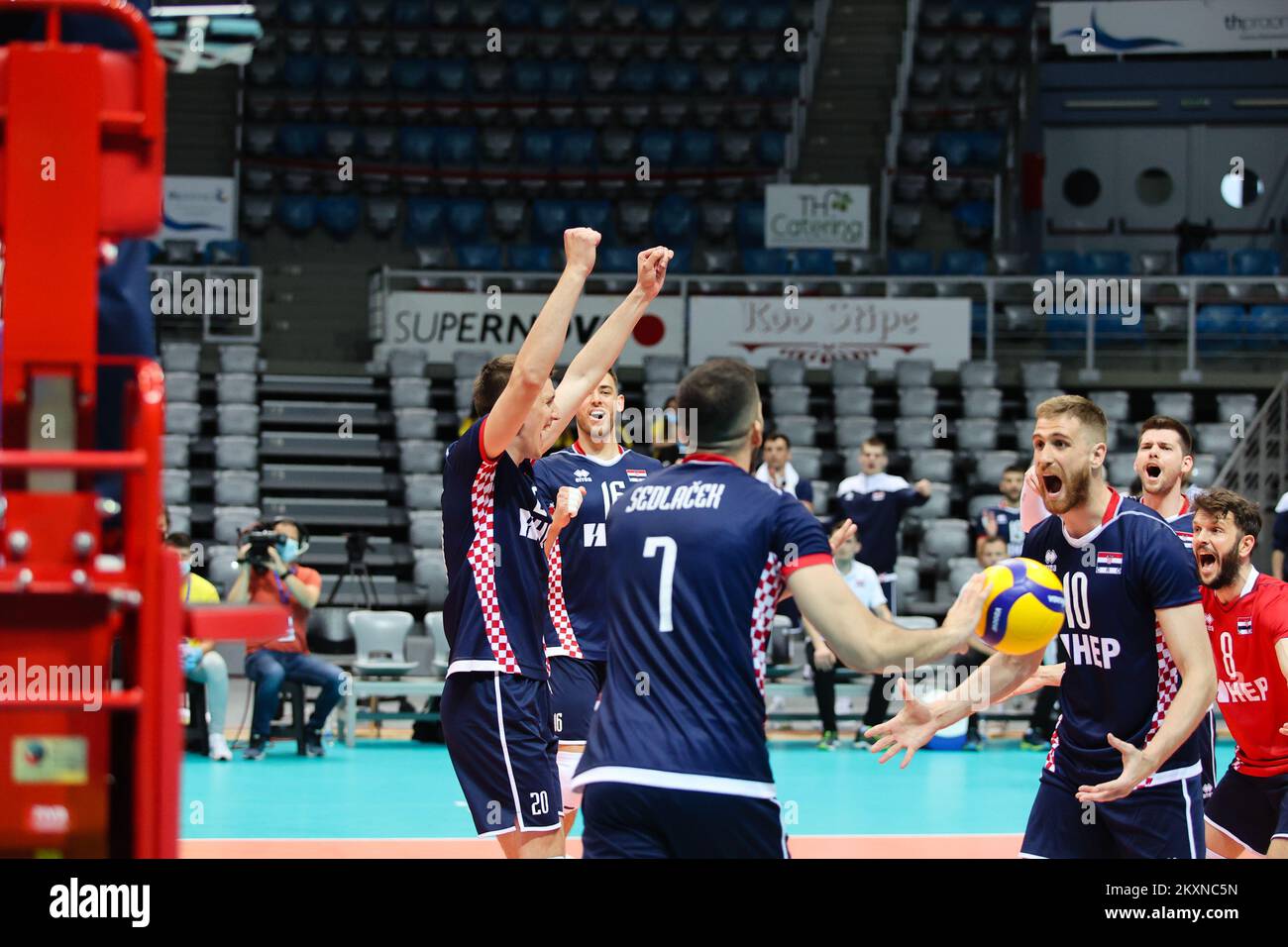 Kruno Nikacevic aus Kroatien, Marko Sedlacek aus Kroatien und Filip ...