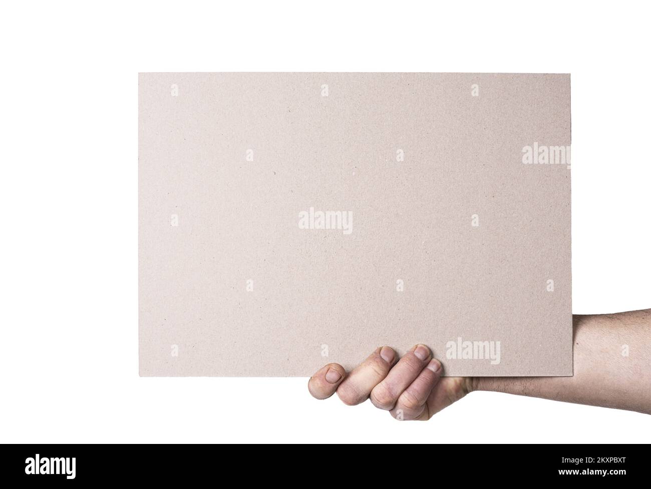 Handgehaltenes banner -Fotos und -Bildmaterial in hoher Auflösung – Alamy