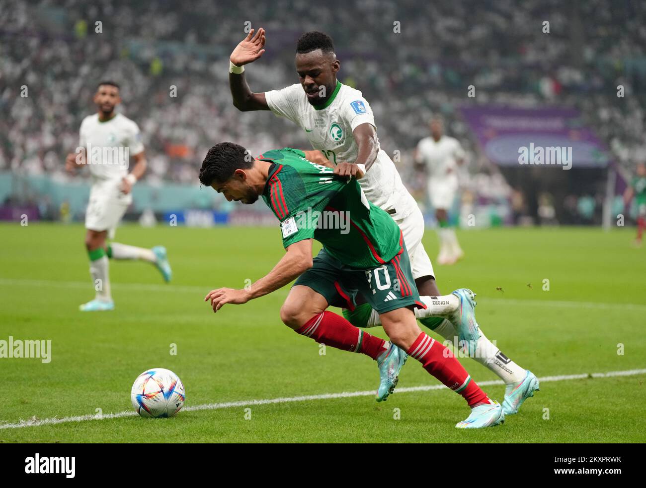 Henry Martin (links) aus Mexiko und Hassan Al-Tambakti aus Saudi ...