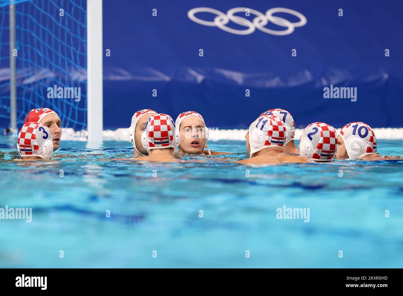 TOKIO, JAPAN - JULI 31: Loren Fatovic, Paulo Obradovic, Ante Vukicevic ...