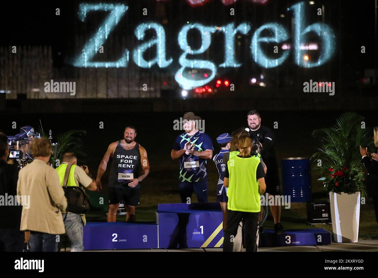 ZAGREB, KROATIEN - SEPTEMBER 13: 1.. Platz mit Sitzungsprotokoll, Ryan ...