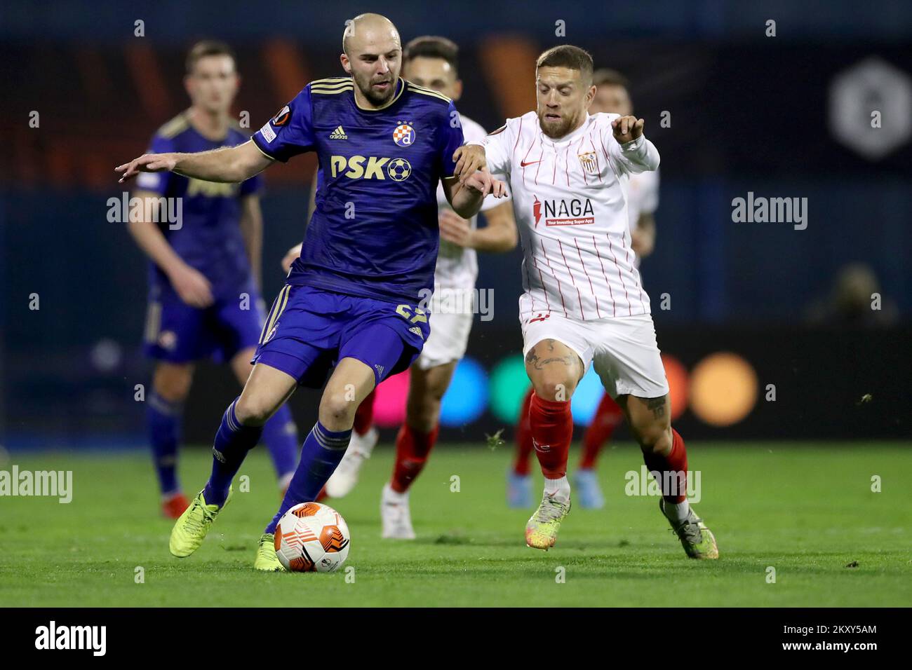 ZAGREB, KROATIEN – FEBRUAR 24: Josip Misic von Dinamo Zagreb und ...